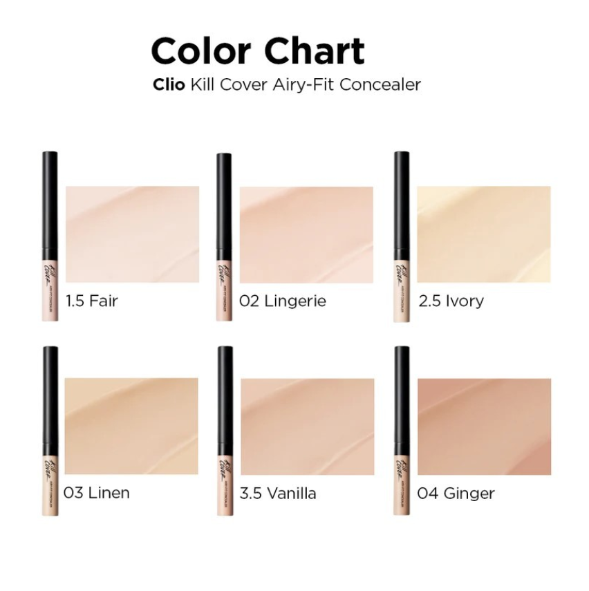 Clio Kill Cover Airy Fit Concealer | Shopee Philippines