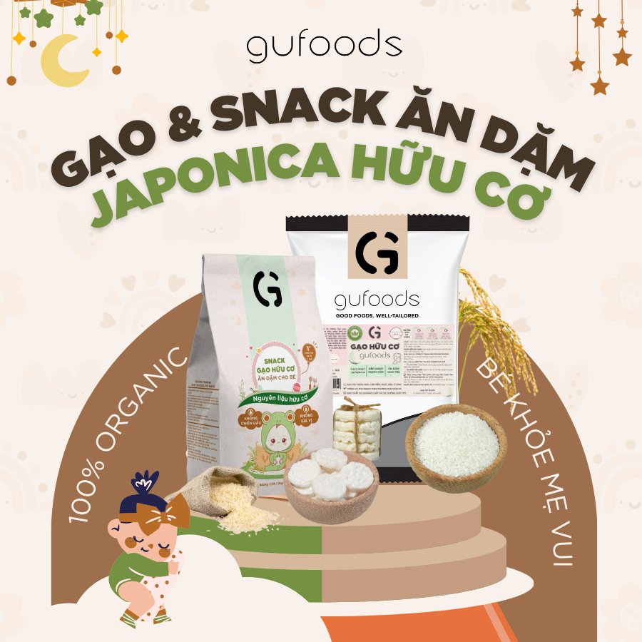 Japonica GUfoods Organic Rice / Snack - Weaning for babies, Making ...