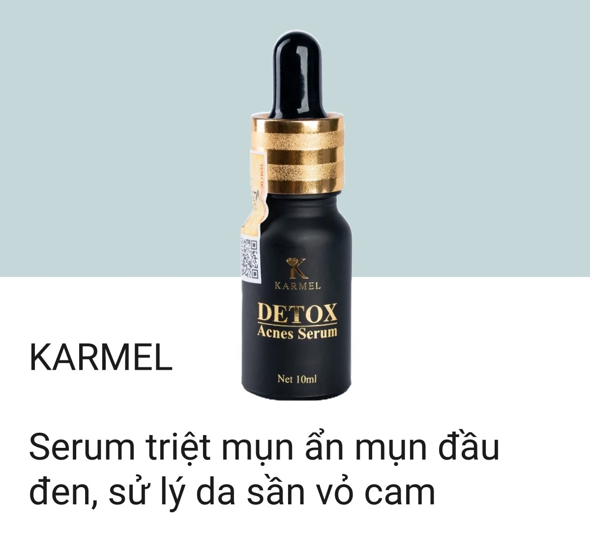 Serum to reduce acne and dark spots - KARMEL Detox acnes 10ml, reduces ...