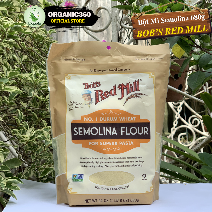 Bob's RED MILL Non-GMO Whole Semolina Flour 680g | Shopee Philippines