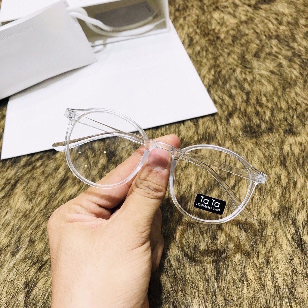 Fake near-sighted glasses for men and women with round eyes, zero UV ...