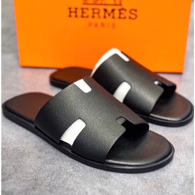 Men's H-shaped sandals with 1 high-quality genuine leather | Shopee ...