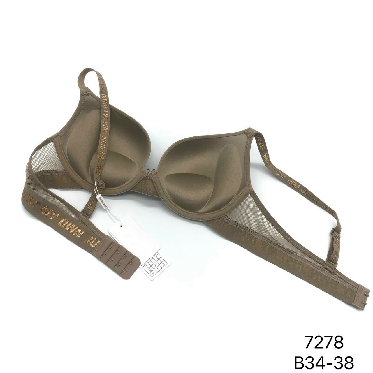 Copa Bra with Letters Double Foam Padded Super Lift and Create ...