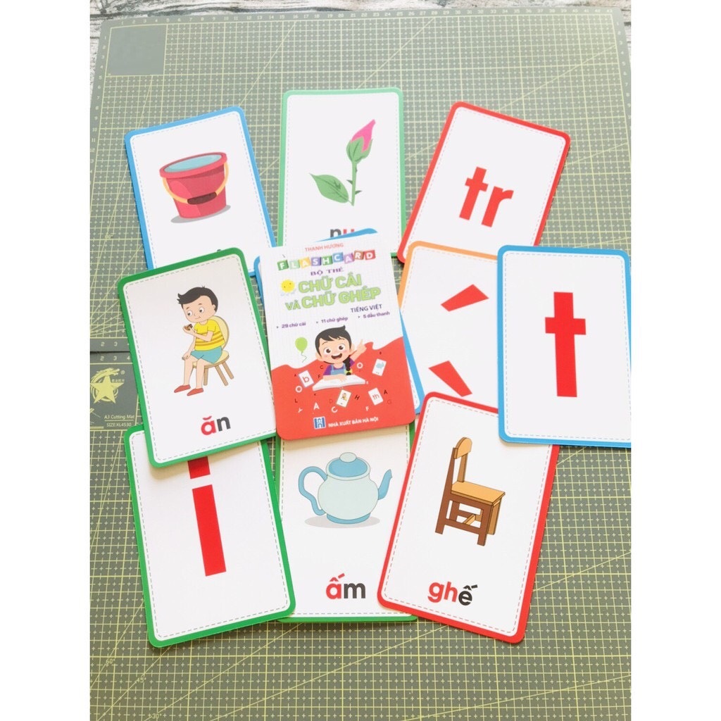 Flashcard set - Letters and digraphs for children to learn Vietnamese ...
