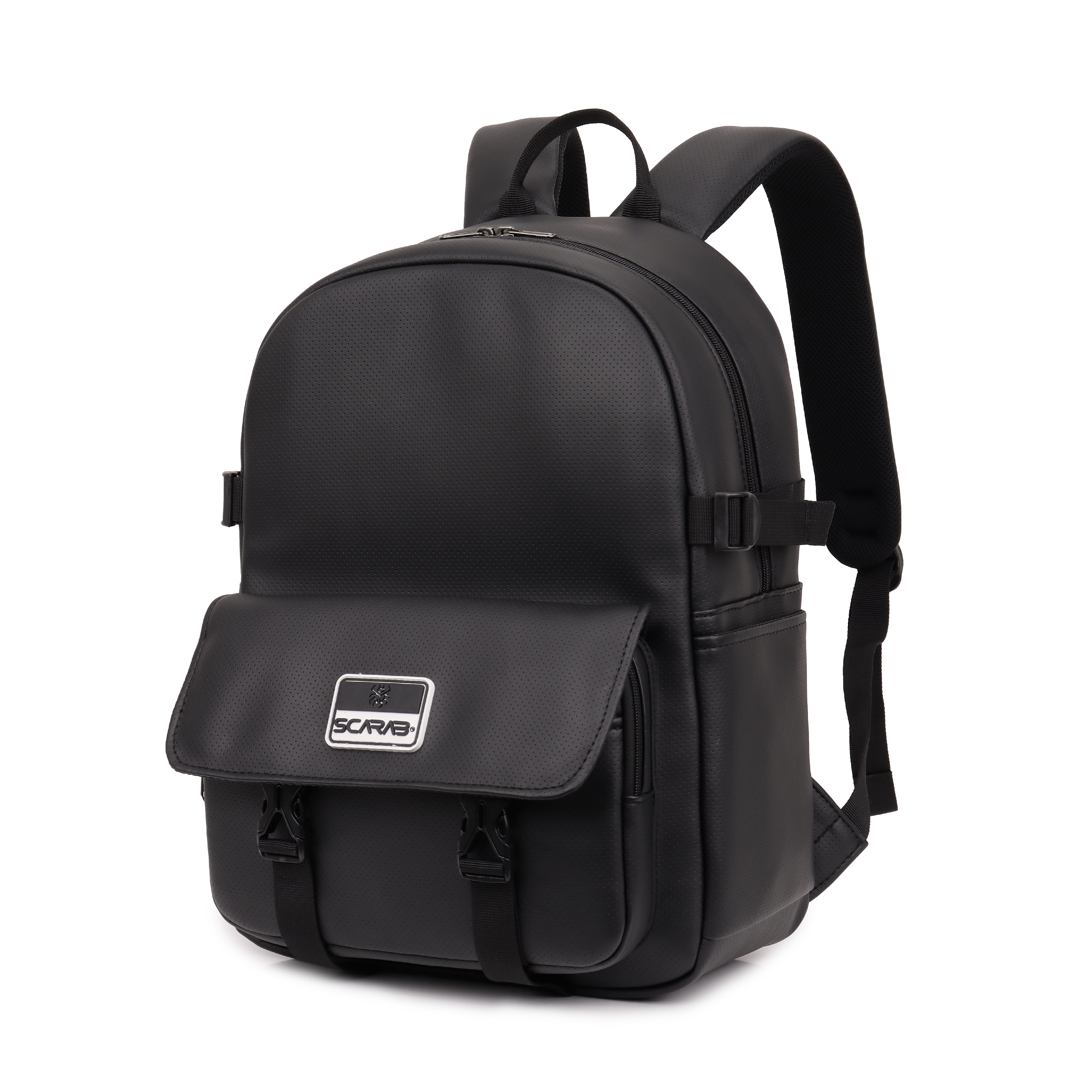 Pu Leather Backpack, Fashionable Backpack for Men and Women - Scarab ...