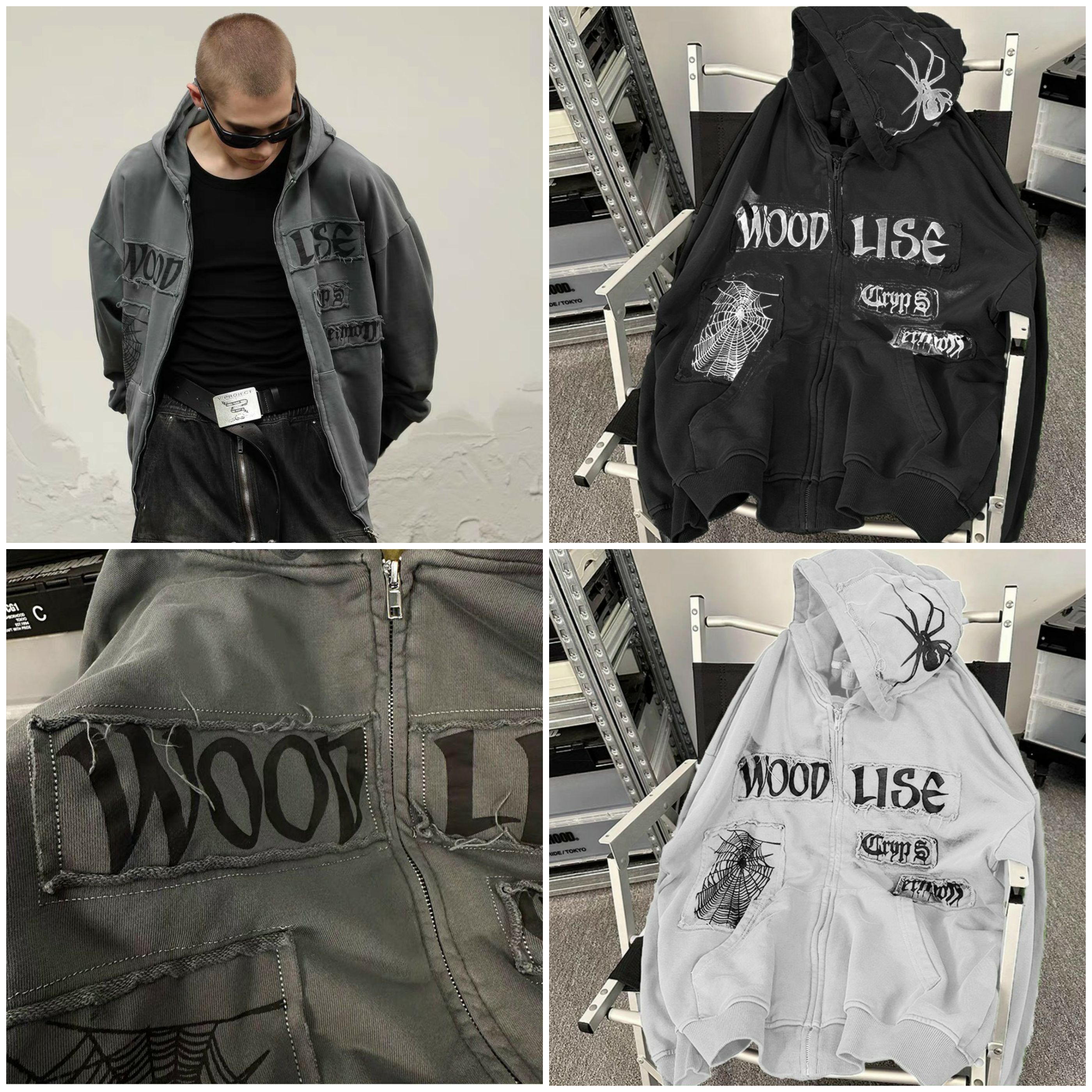 Jacket Local Brand Jacket Hoodie Zip Fleece Autumn Winter Men and Women ...
