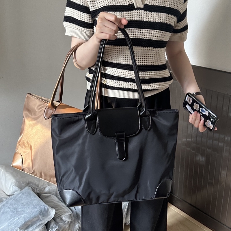 [ Charm Included ] Ameri φめり Tote Bag - Ameri Leather Parachute Tote ( Ouithebrand ) | Shopee ...