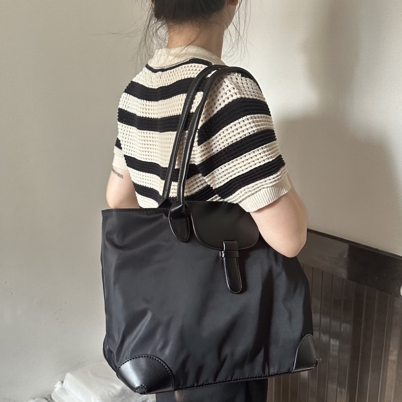 [ Charm Included ] Ameri φめり Tote Bag - Ameri Leather Parachute Tote ( Ouithebrand ) | Shopee ...