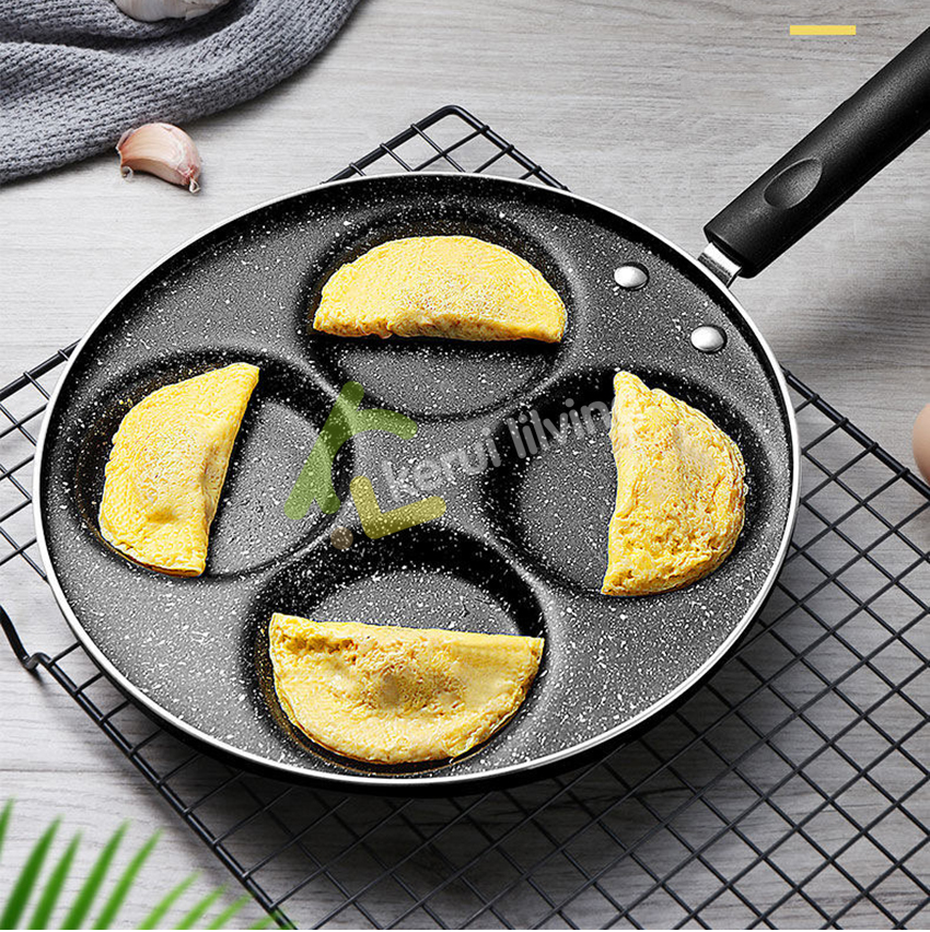 Hello NAGO 4-compartment egg fryer, non-stick frying pan for medicinal ...