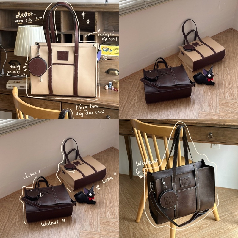 [ Free Round Leather Wallet Hanging Bag ] Minato Leather Bag - High ...