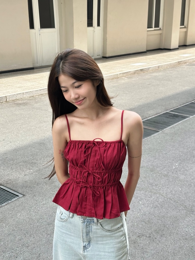 Muse Top - Linen Shrug Shirt (original photo) | Shopee Philippines