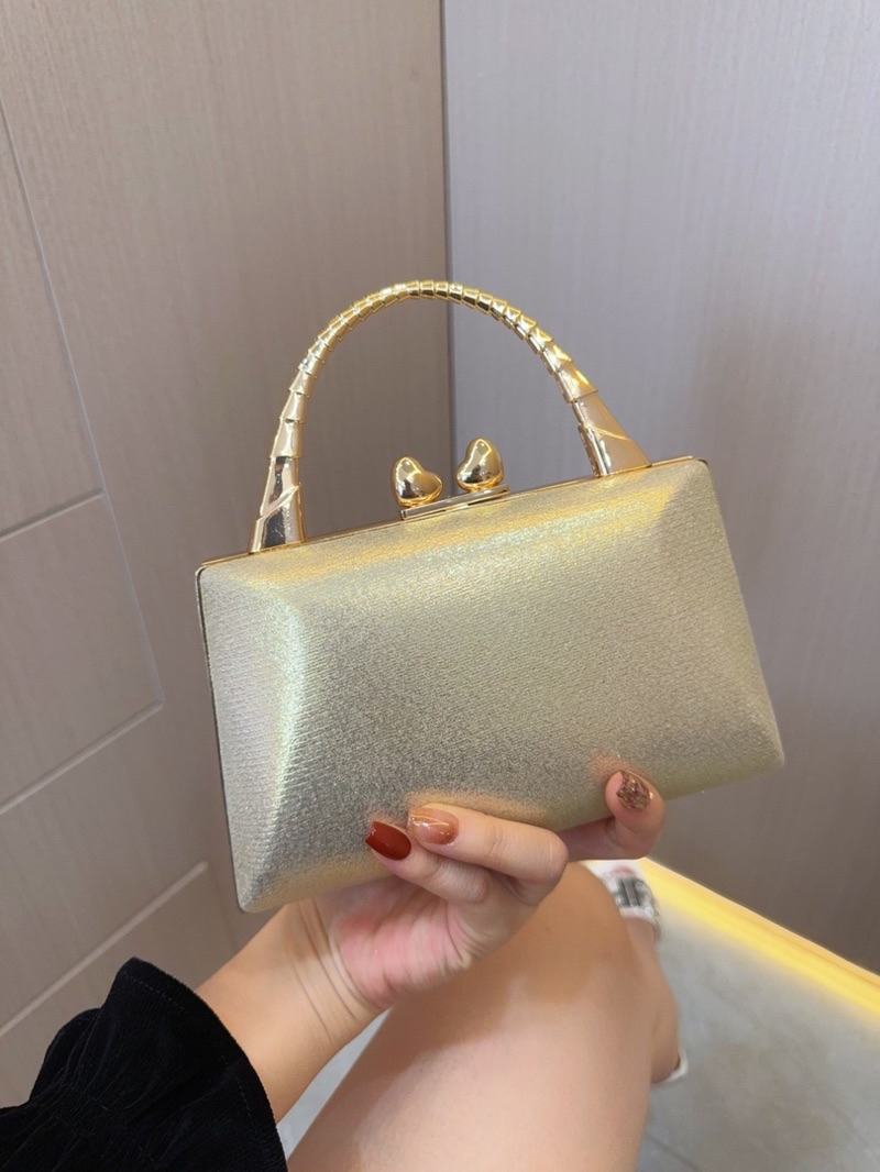 Luxury party handbag, trunk-shaped party clutch - crossbody (real clip ...