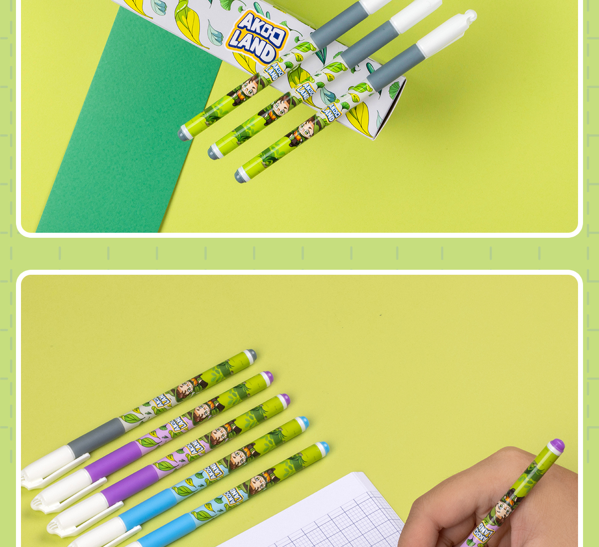 Combo of 2 Thien Long GEL-012/AK gel pens - Smooth 0.5mm writing ...