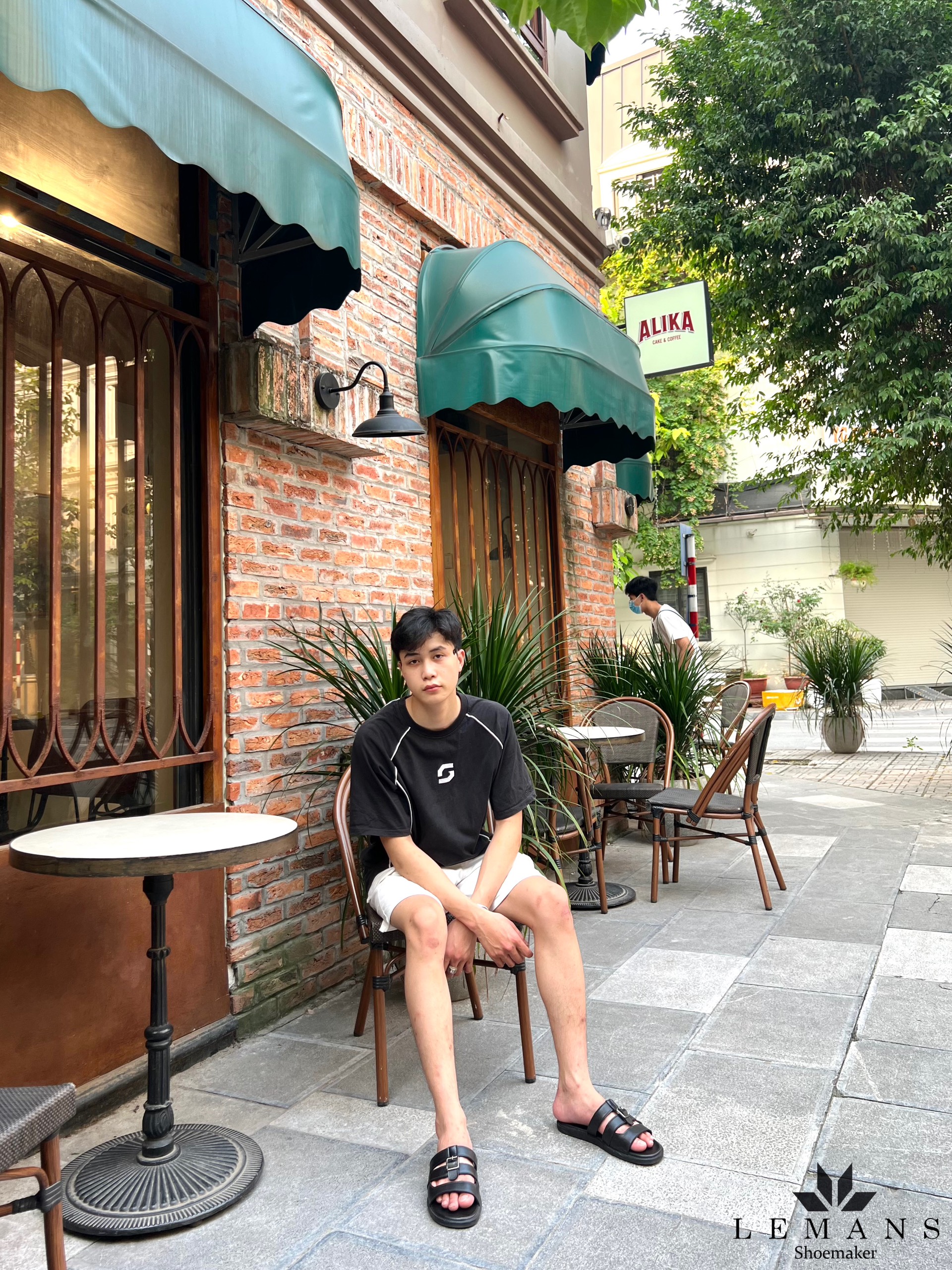 Ls08 - Caged Style Code LEMANS cross-strap sandals, fragrant rubber ...