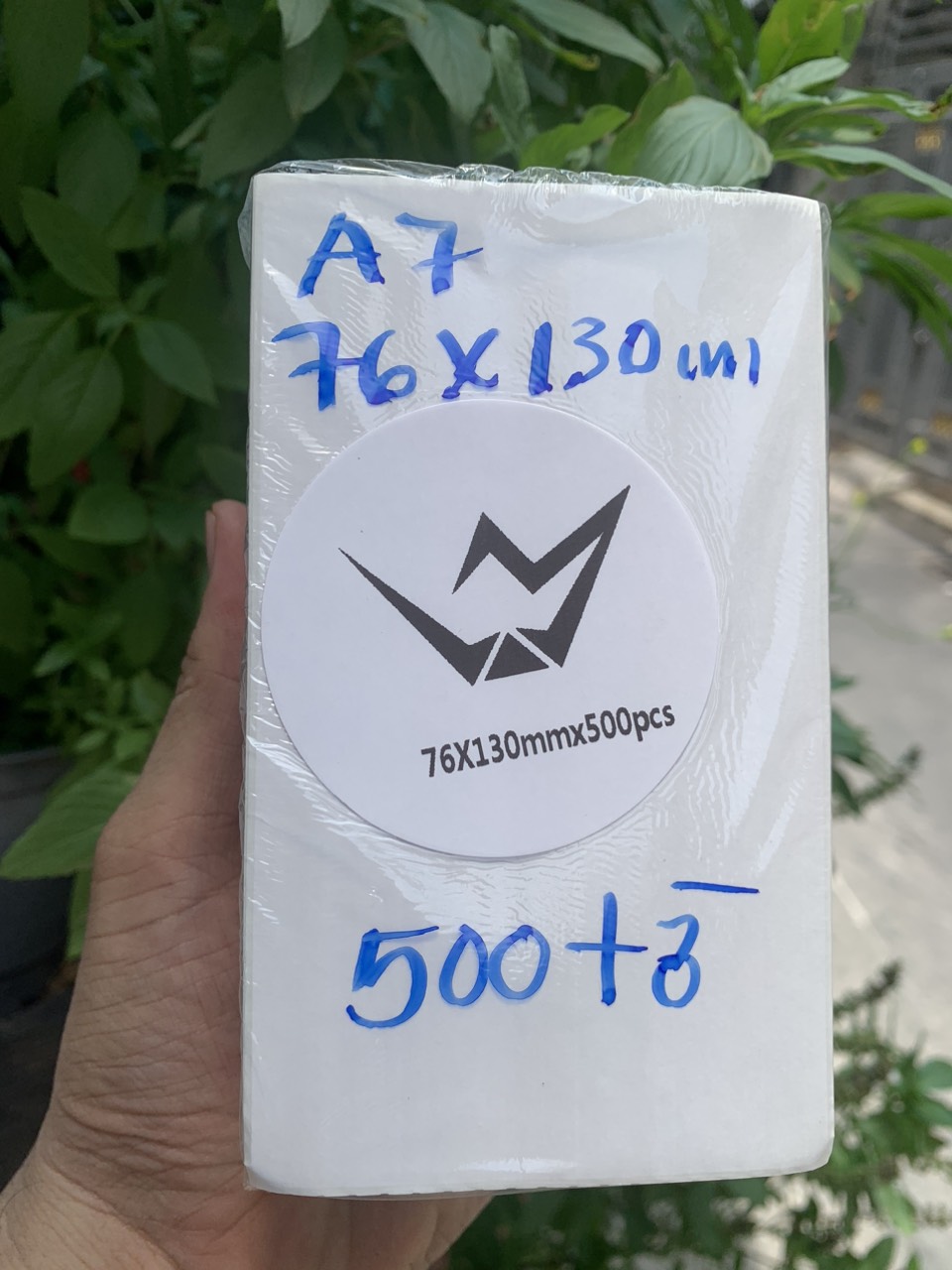 Thermal paper, single stamp with pre-adhesive size A6 A7 Roll/File 300 ...