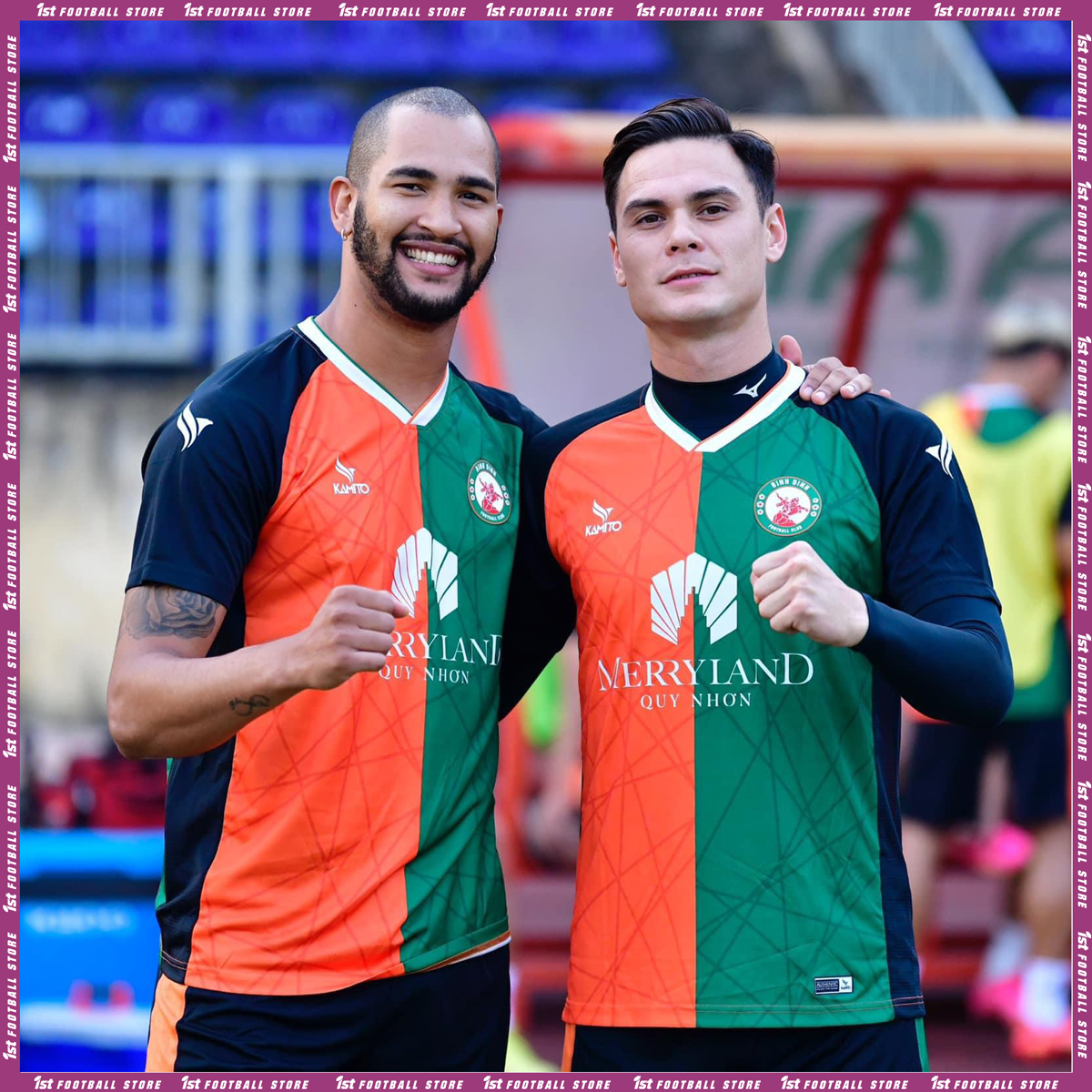 Binh Dinh Kamito Pre-Match Club Training Football Kit 1 V.League 2023 ...