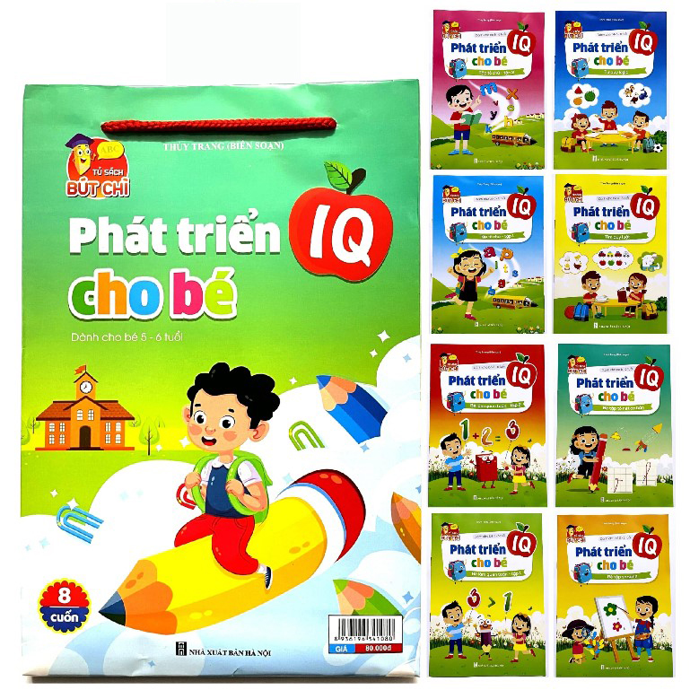 Book - IQ Development Set Combo for Children 5-6 Years Old - 8 books ...