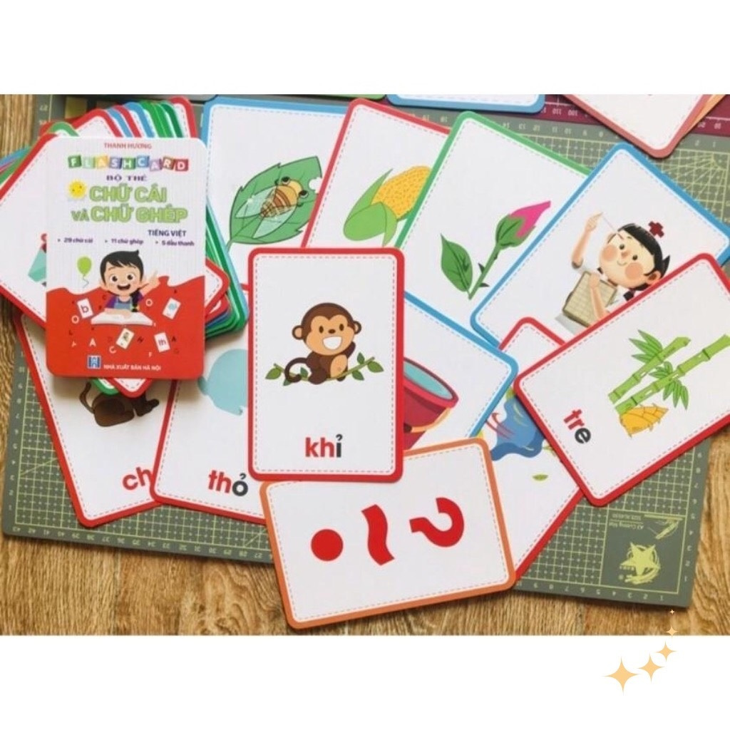 FlashCard Set - Letters and Digraphs for Children to Learn Vietnamese ...