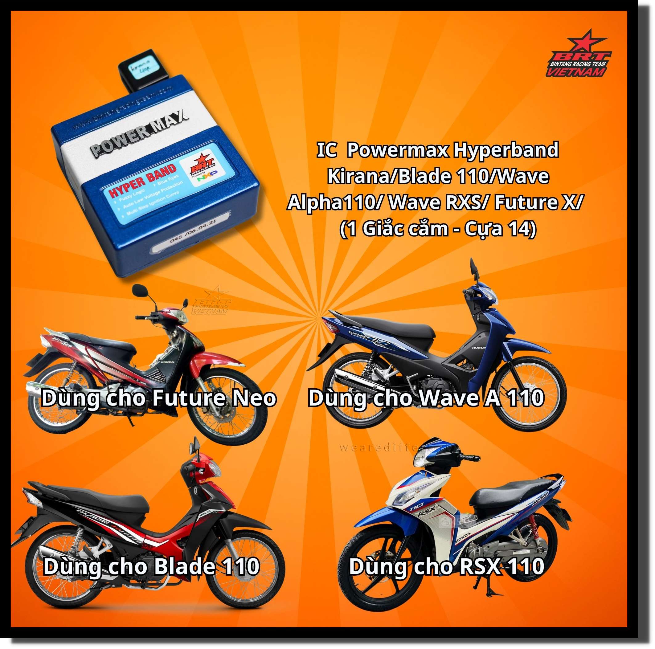 IC BRT Future Neo/ Blade 110/ Wave Alpha 110/ Wave RSX - 1 Map | Shopee ...