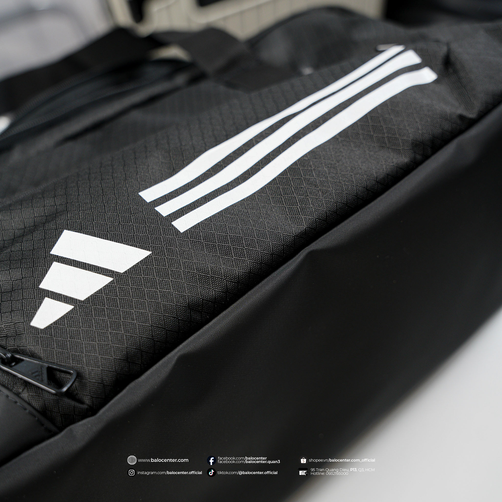 SportsClear Bag Compact gym Bag Essentials 3-Stripes Duffel Bag IP9861 ...