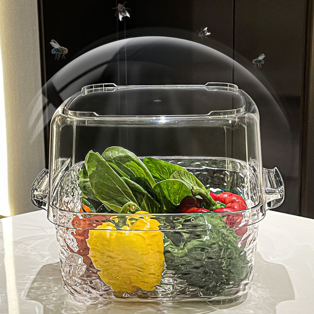 Diamond vegetable washing basket has a thick double-layer design with ...