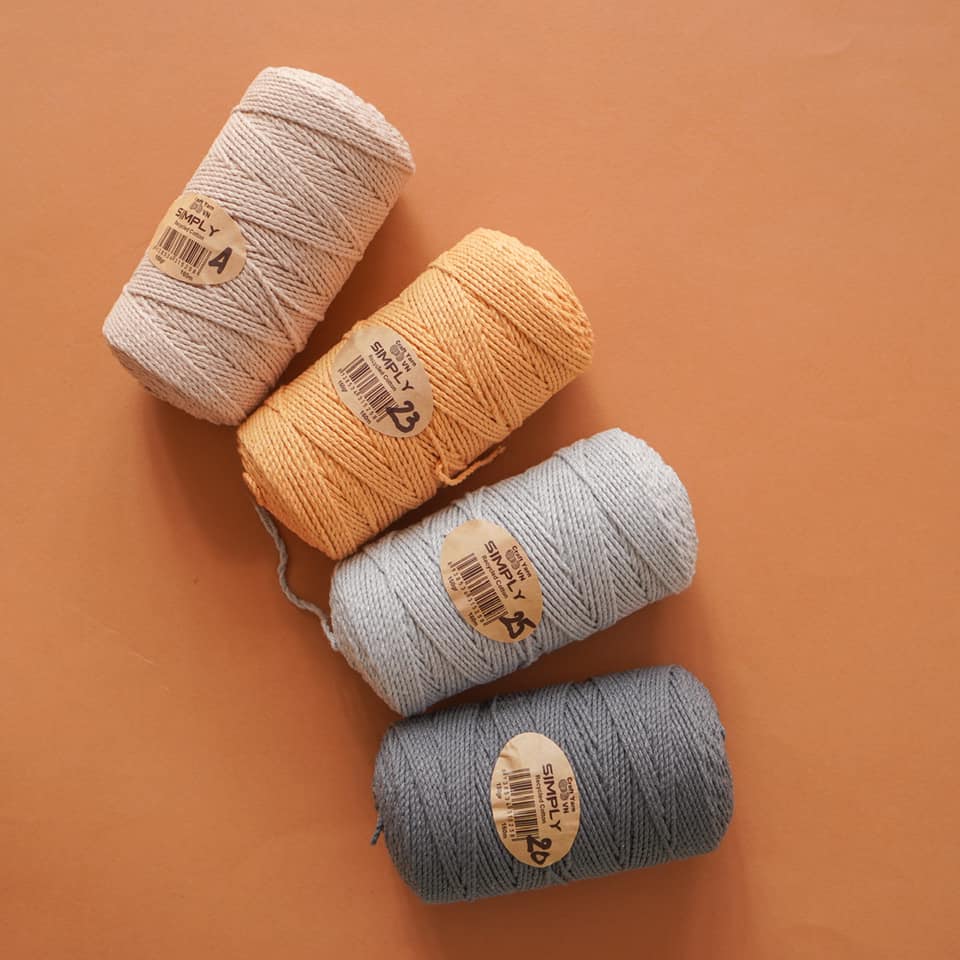 Craft Yarn Simply Hat/Bag Crochet Yarn [Wool Len Len Shop] | Shopee ...