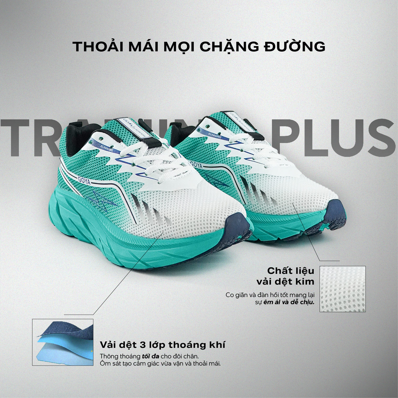 Goya Plus men's and women's running sneakers in 2025 are super light ...