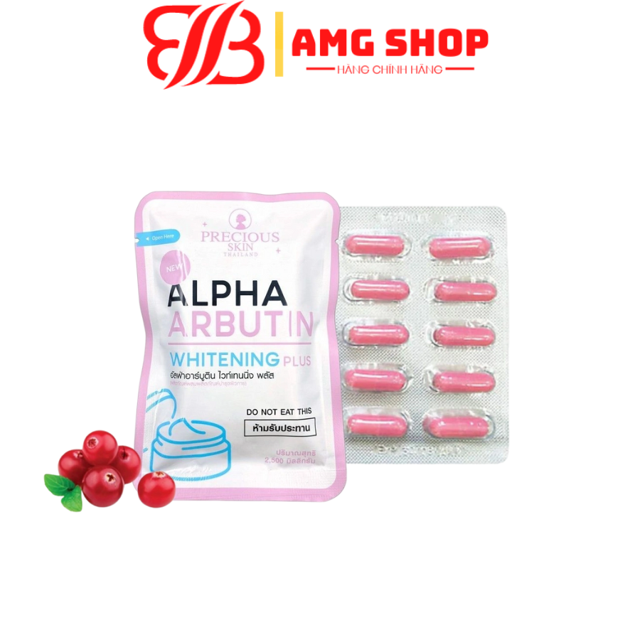 [Thai Standard] Blister of 10 Alpha Arbutin Whitening Plus Precious ...