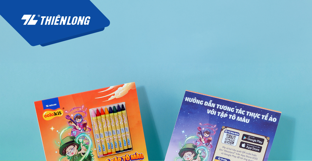 Thien Long Colokit COB-C034/AK coloring page - Akooland character ...