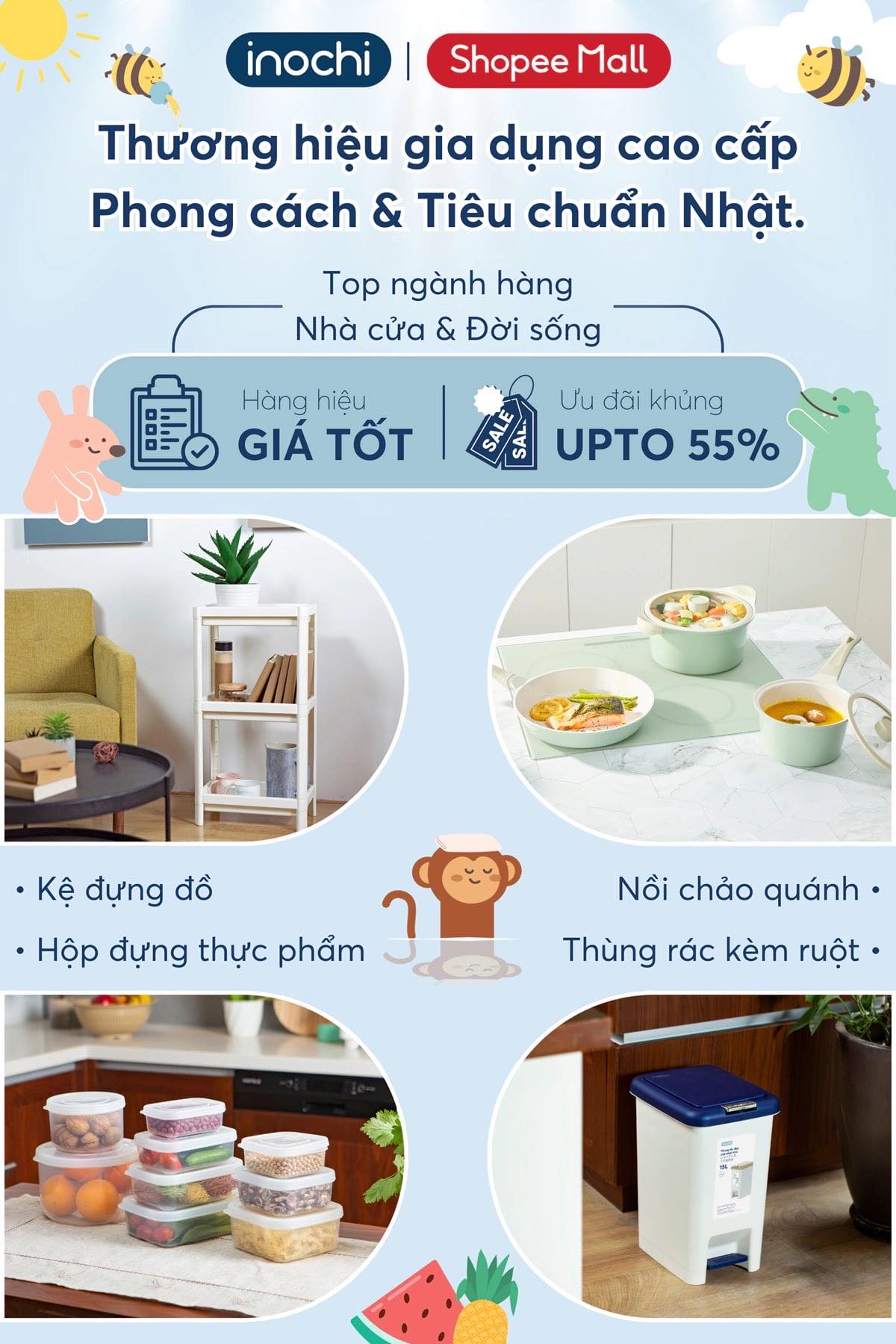 Inochi Rectangular Hokkaido Food Container High Quality Transparent ...