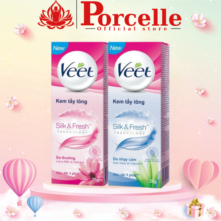 Veet Hair Removal Cream, Box For Sensitive Skin And Normal Skin Box, 50 ...