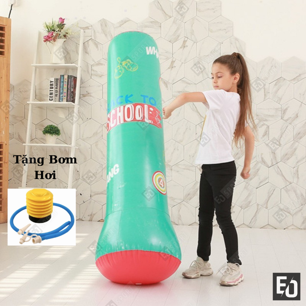 Boxing Punching Pole for Children and Adults Self-Standing Inflatable ...