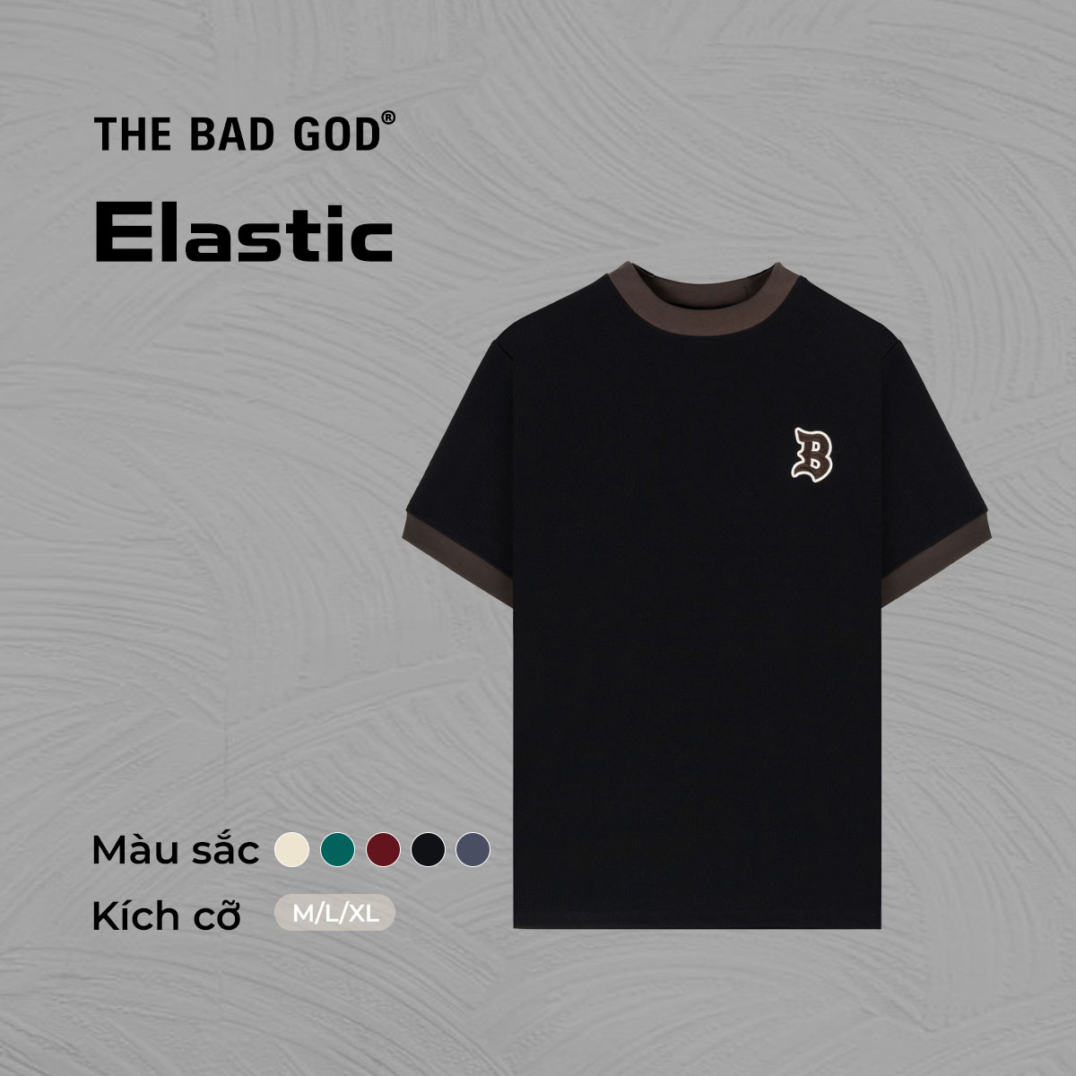 The Bad God Elastic Tee Back To School Form Boxy Honeycomb T-Shirt ...