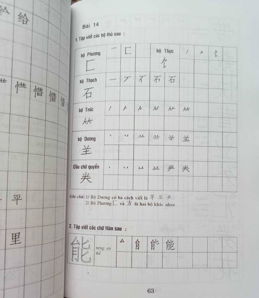 Book - Instructions for practicing writing Chinese characters - LARGE ...