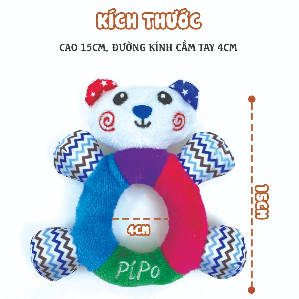 Handheld Cloth Rattles with Squeeze - Toys for Babies - Pipovietnam ...