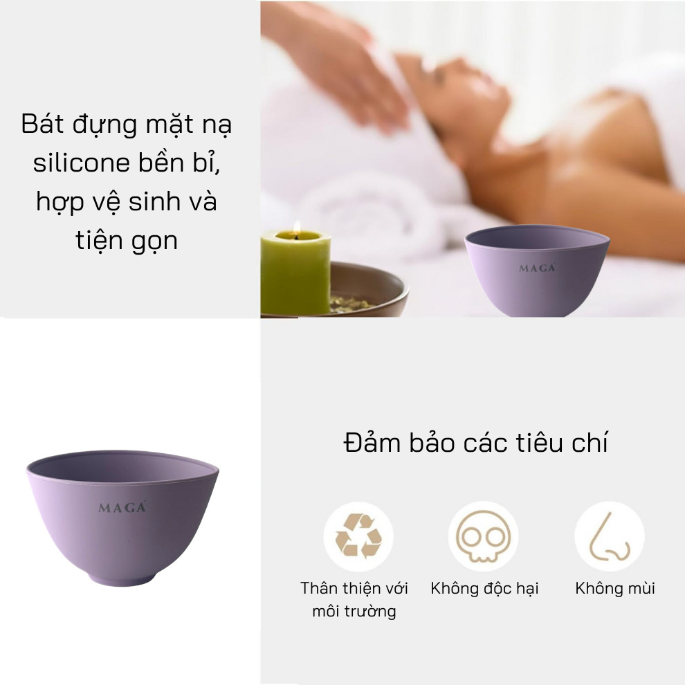 MAGA Face Mask Mixing Bowl Silicone Mask Mixing Bowl Specialized Facial ...