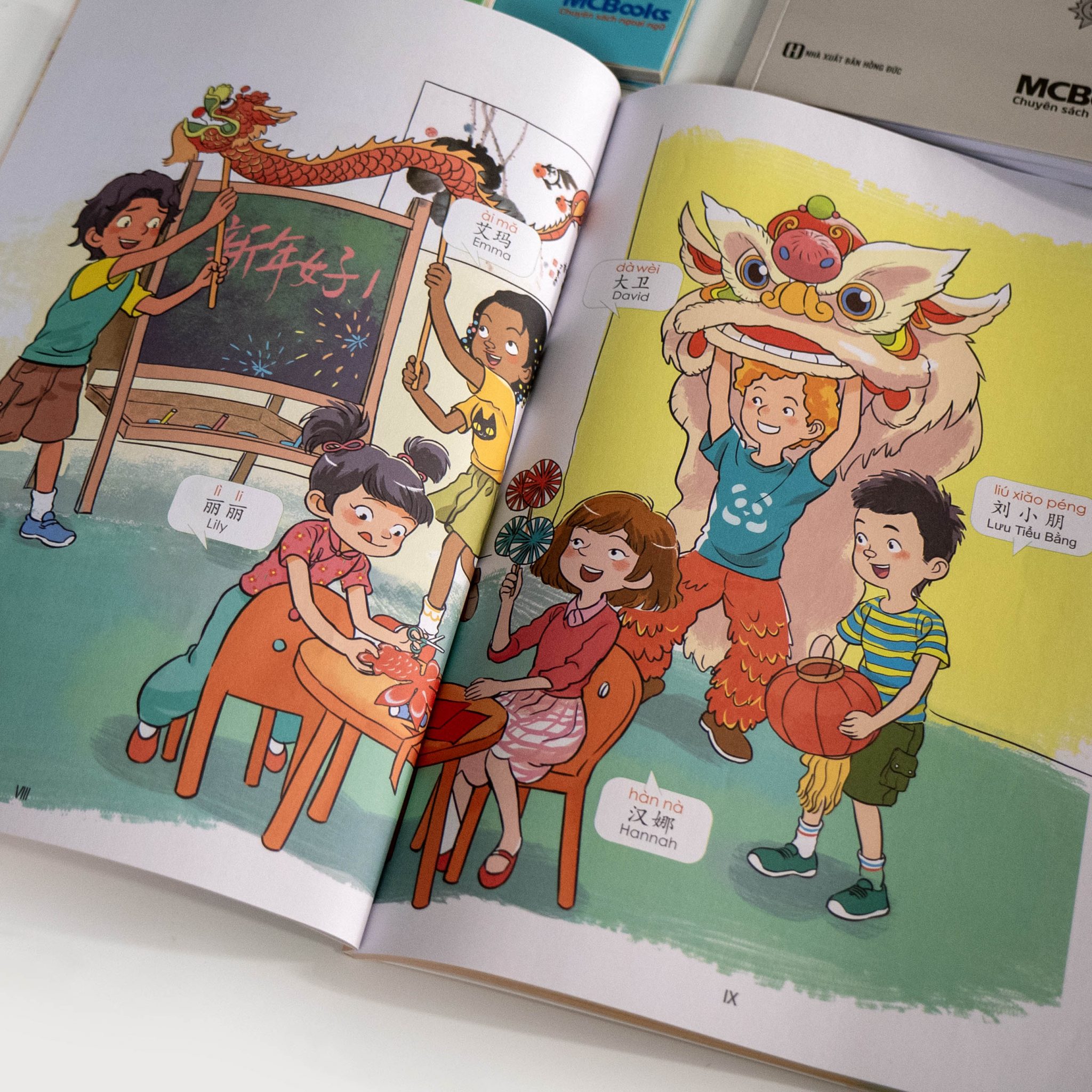 Book Hello Chinese - Children's Chinese Textbook - 3 Volume 6 books ...