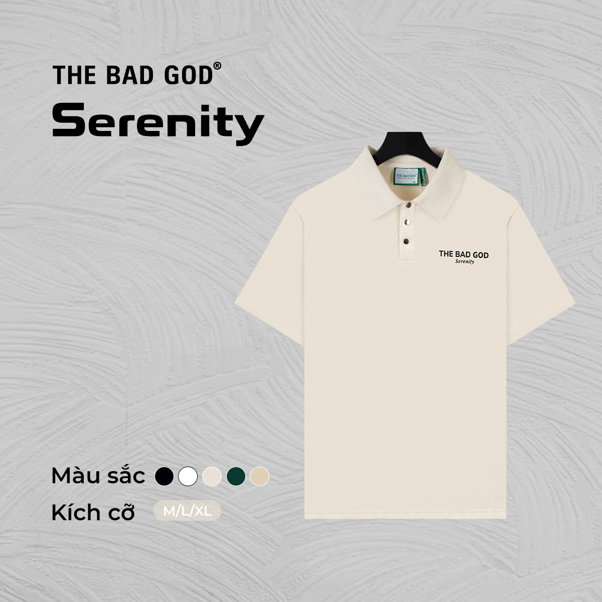 The Bad God Basic Serenity Polo Shirt | Shopee Philippines