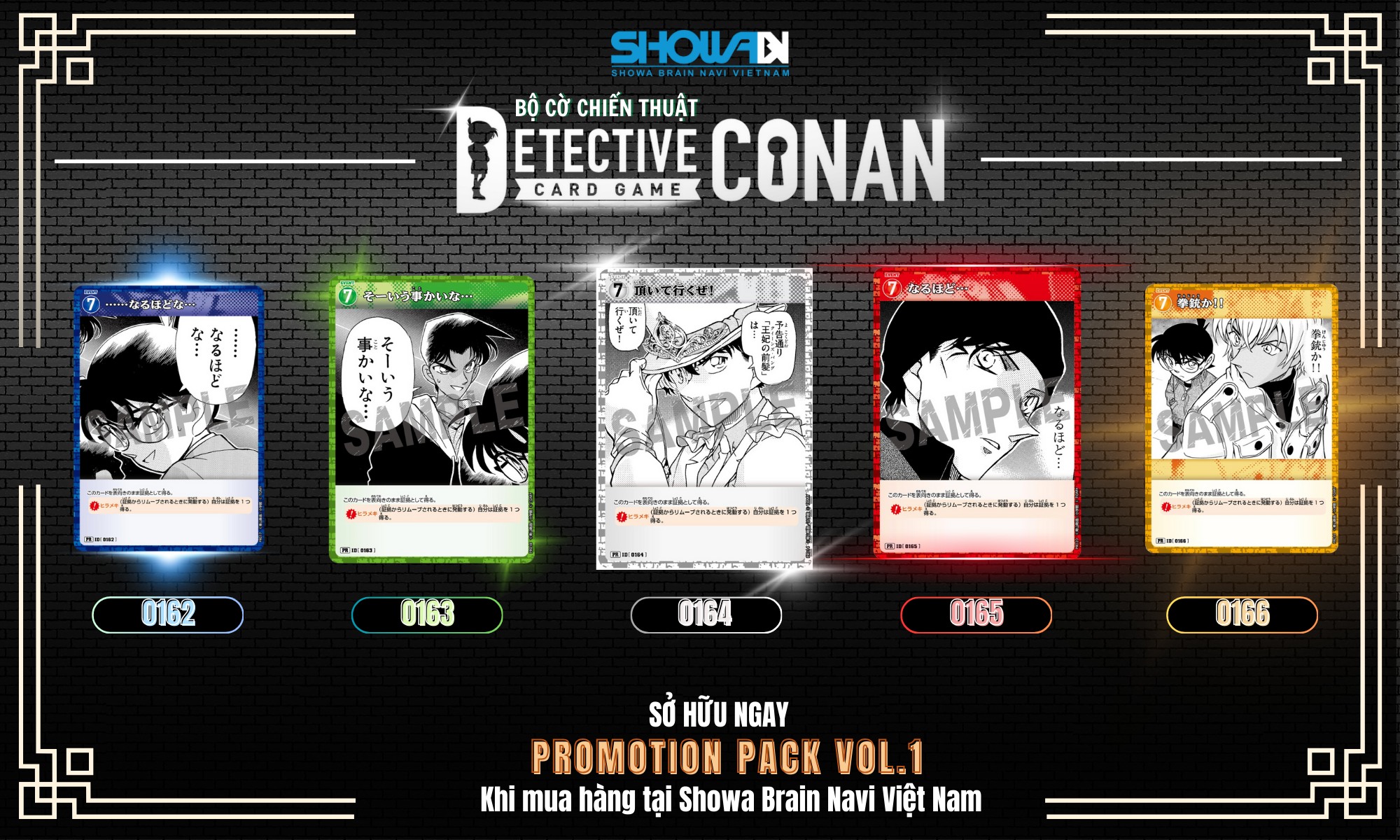 CONAN TCG Takaratomy Tactical Chess Set Vol.1 SL Card Pack 1 pack 1 random card | Shopee Philippines