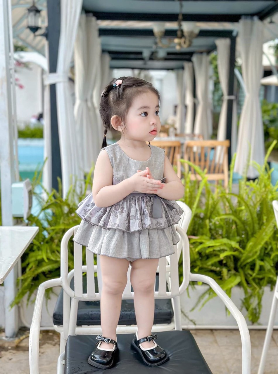 Multi-layered princess dress with cute bows for babies from 8kg to 18kg | Shopee Philippines