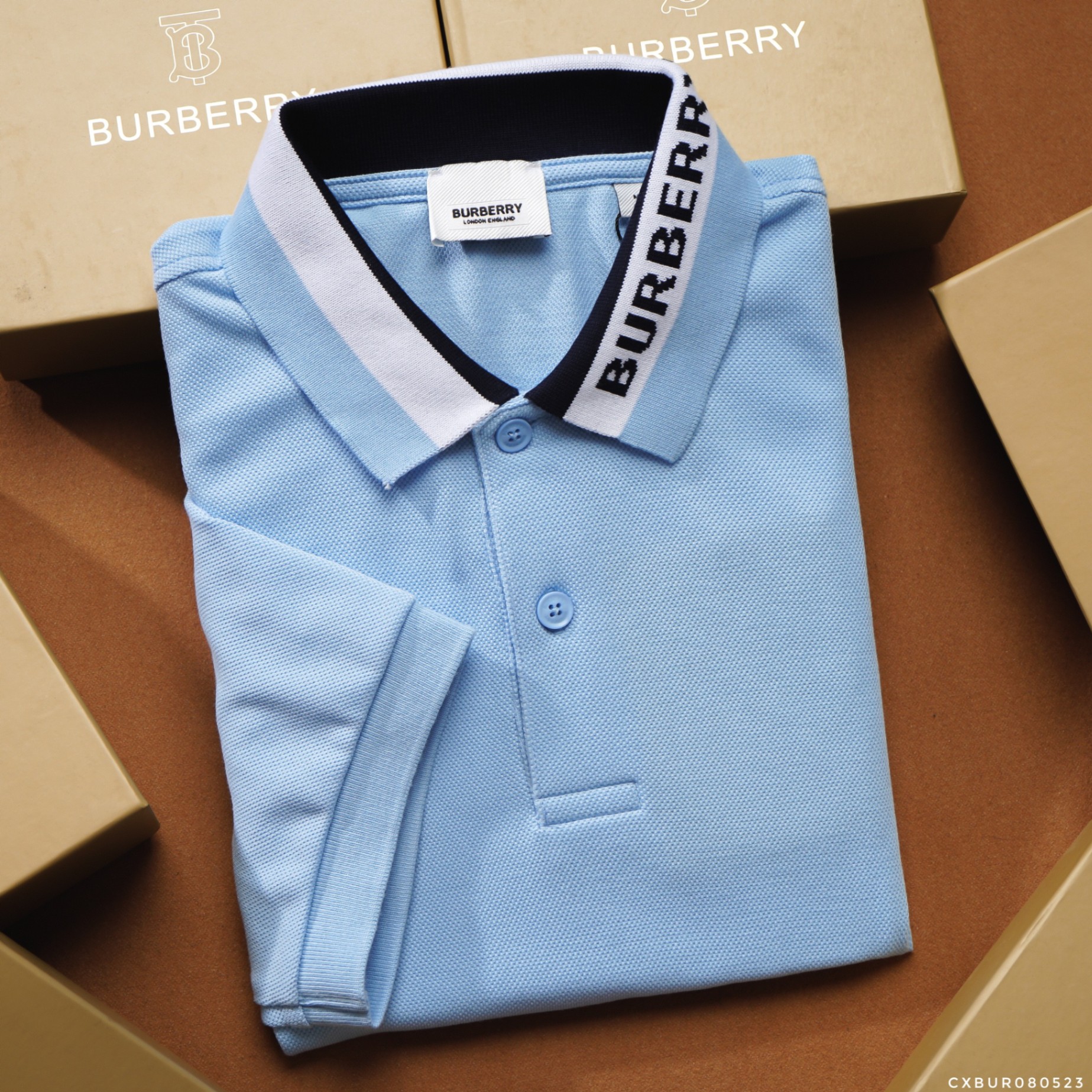 Bbr Men's Polo Shirt Short Sleeve PL52 Logo Collar, slim Form ...