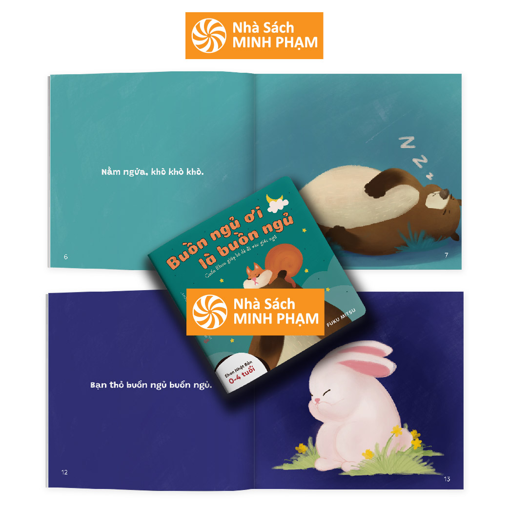 Japanese Ehon Book - Sleepy, Sleepy for Children 0-4 Years Old - Helps ...