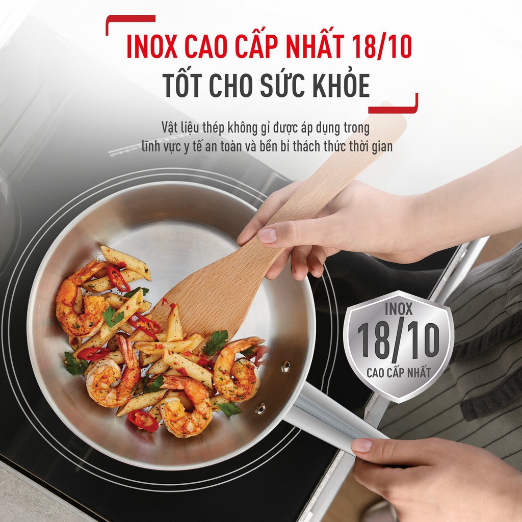 Tefal - Professional Premium Stainless Steel Pan 24Cm/28Cm | Shopee ...