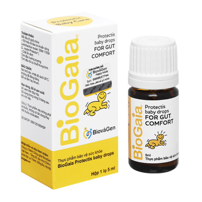 BioGaia Protectics Baby Drops probiotics help improve intestinal ...