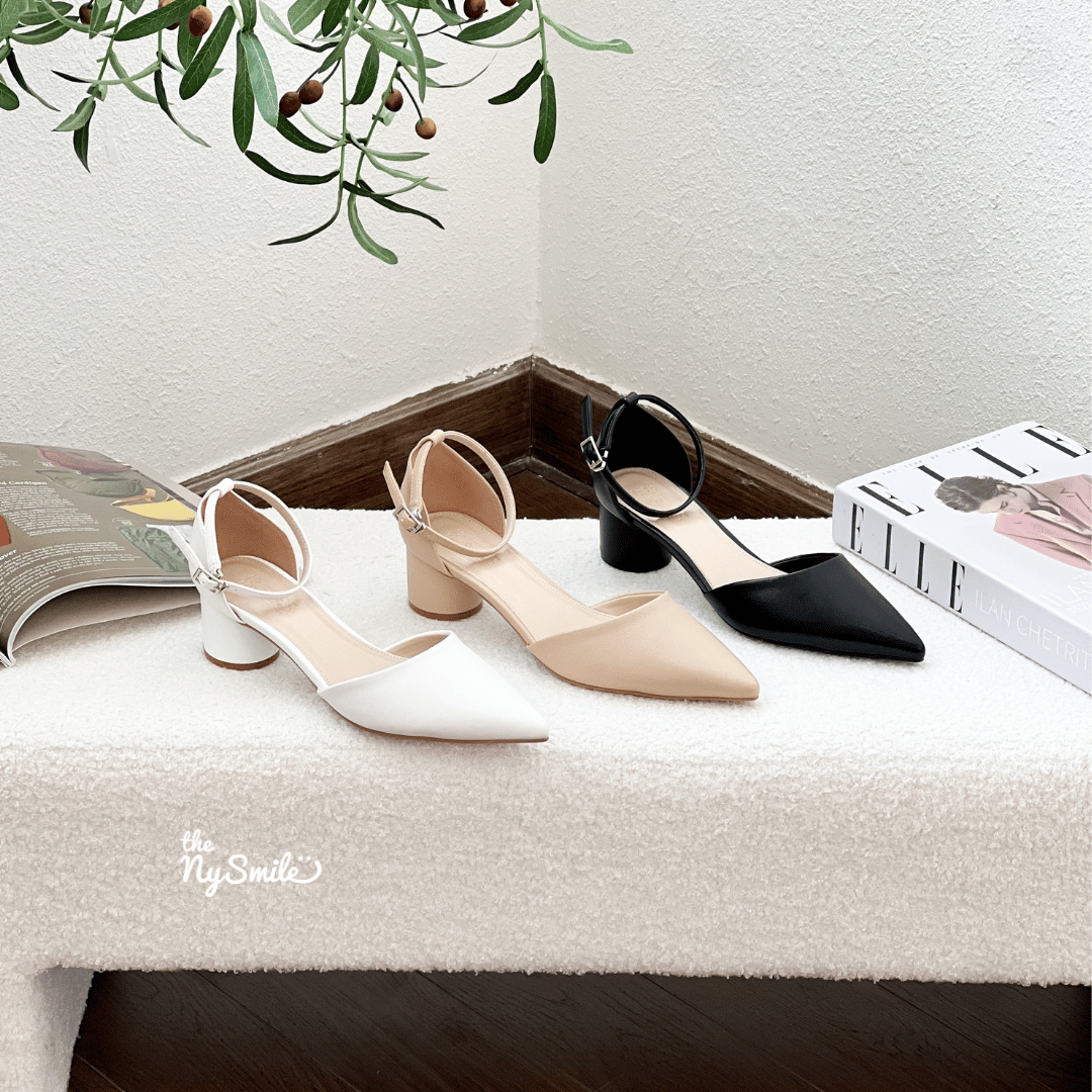 Luxury 5p pointed toe high heels, office high heels - CHAIKO | Shopee ...