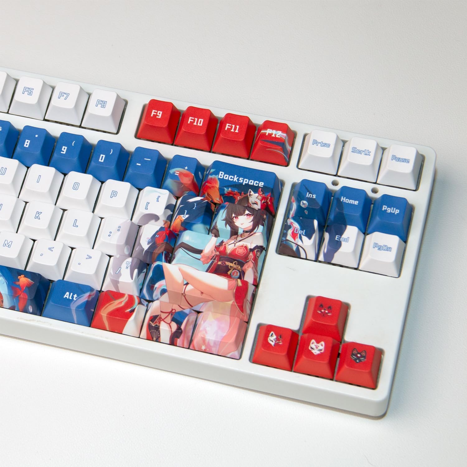 Honkai Keycap: Star Rail Sparkle thick PBT through led in dyesub 5 ...
