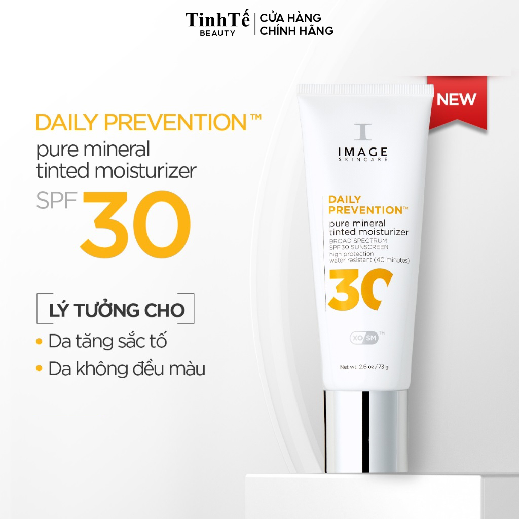 OXY Image skincare DAILY PREVENTION pure mineral tinted moisturizer SPF ...