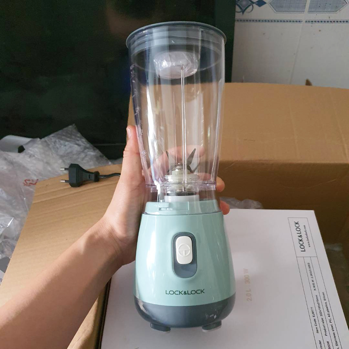 LocknLock 600ml Personal Blender EJM436 mini Blender | Shopee Philippines