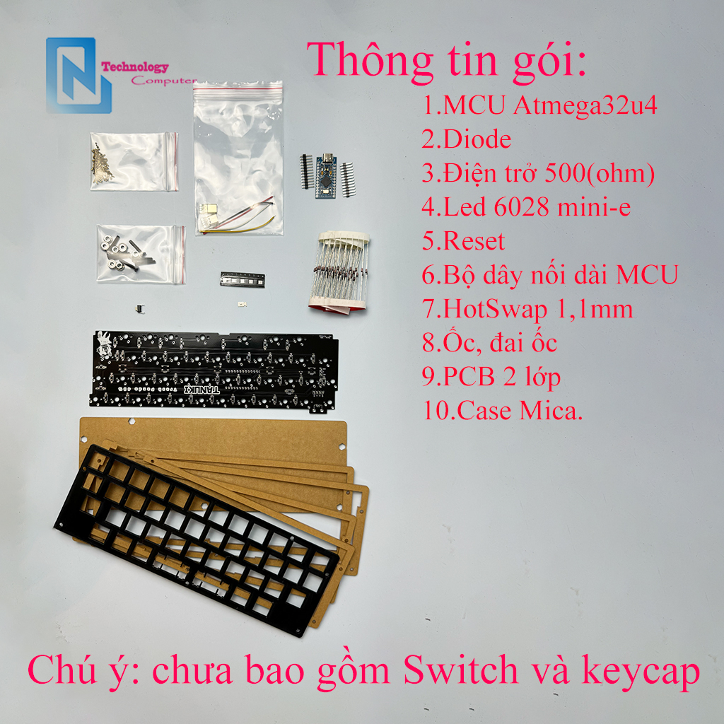 DIY Layout 40 Tanuki Keyboard Controlled via ATmega32U4 Can Remap Each Key | Shopee Philippines