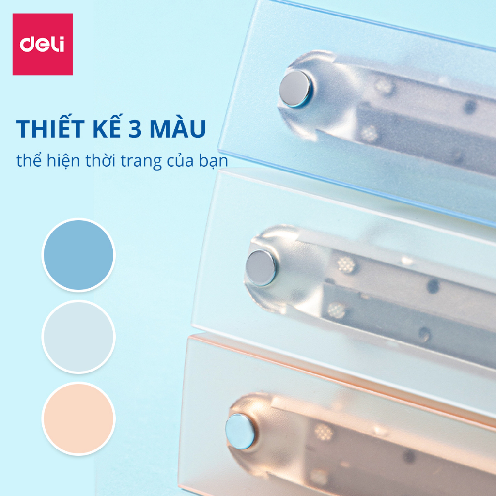 Document File Deli Student Leaf File A3 Folding Pastel Color Leaf Clip ...